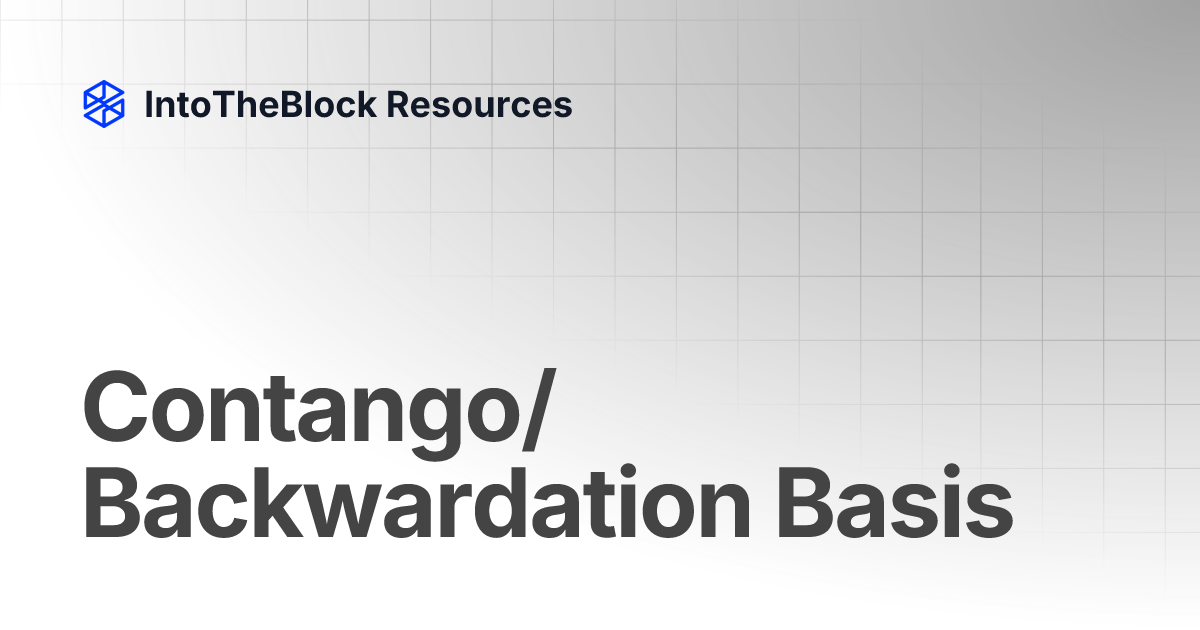 Contango/Backwardation Basis | IntoTheBlock Resources